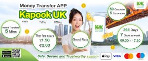 Kapook UK Ltd – Transfer Money from UK & EU to Thailand